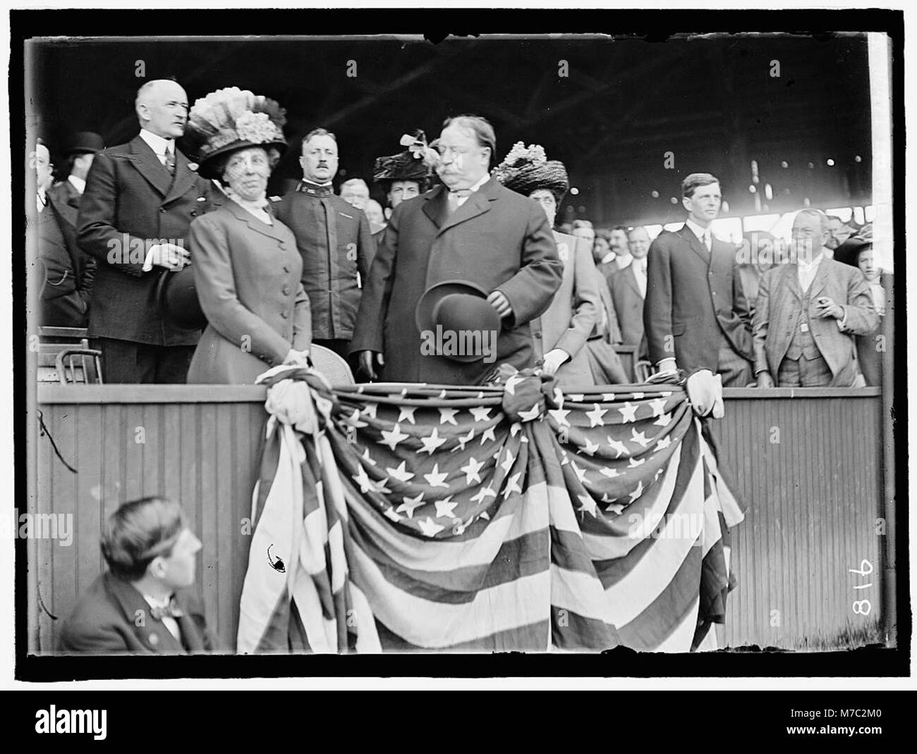 President William Howard Taft and Mrs. Taft attending a professional ...