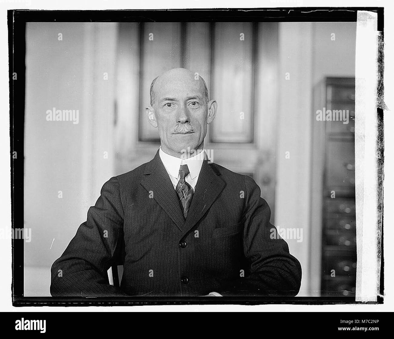 Portrait of Ben G. Davis, likely a historical figure from the early ...
