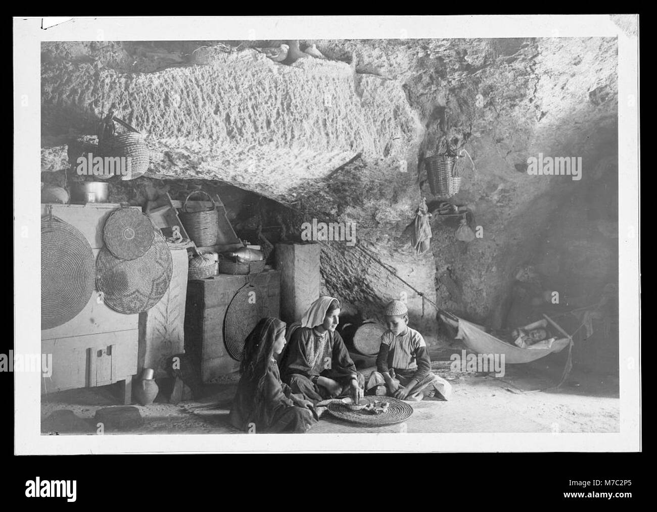 A historical photograph of Bethlehem, capturing key landmarks and the ...
