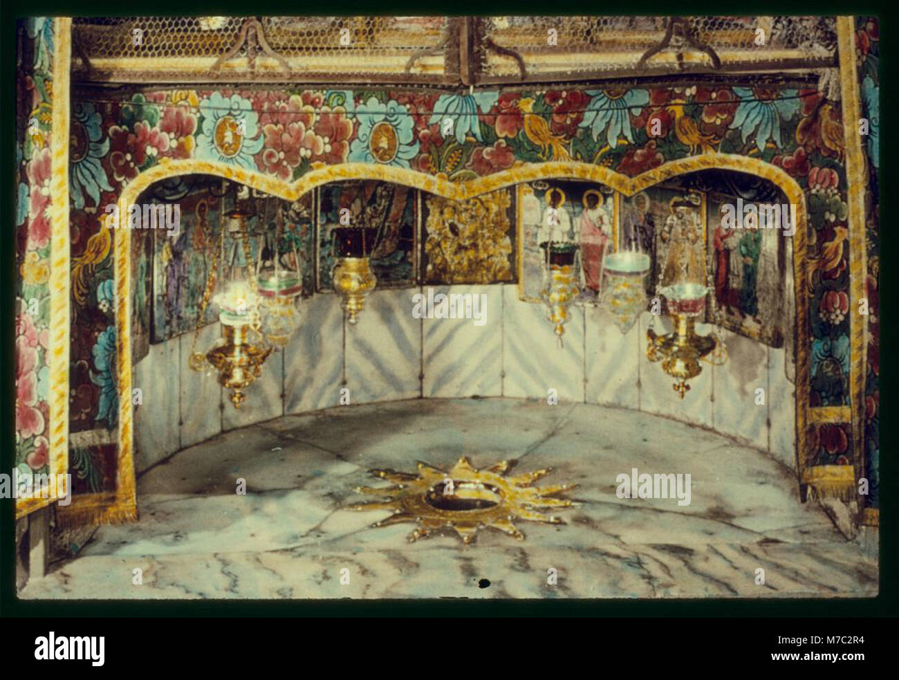 A close-up view of the star over Bethlehem, symbolizing the birth of ...