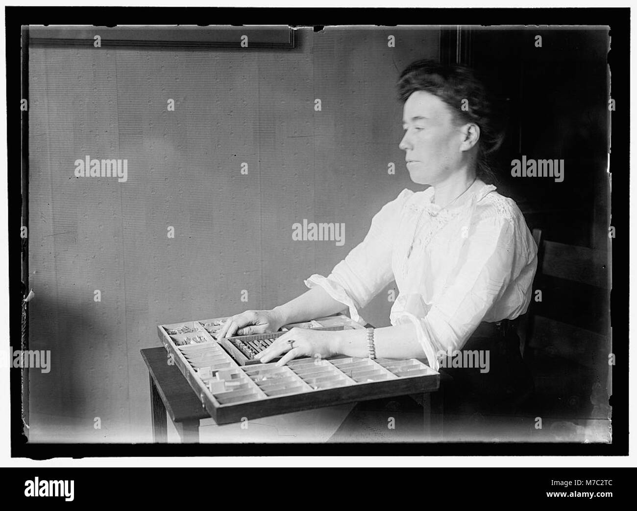 BLIND, THE. INTERIORS OF LIBRARY. INSTITUTE OF THE BLIND LCCN2016864184 ...