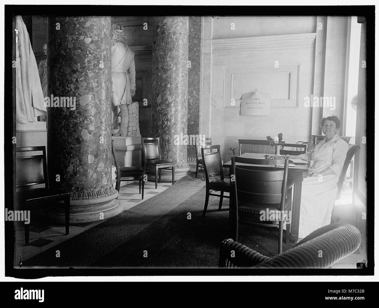 A photograph of the Ladies' Reception Room in the U.S. Capitol ...