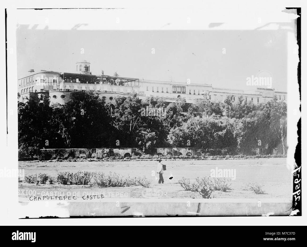 Chapultepec Castle in Mexico City, a historic site, once the residence ...