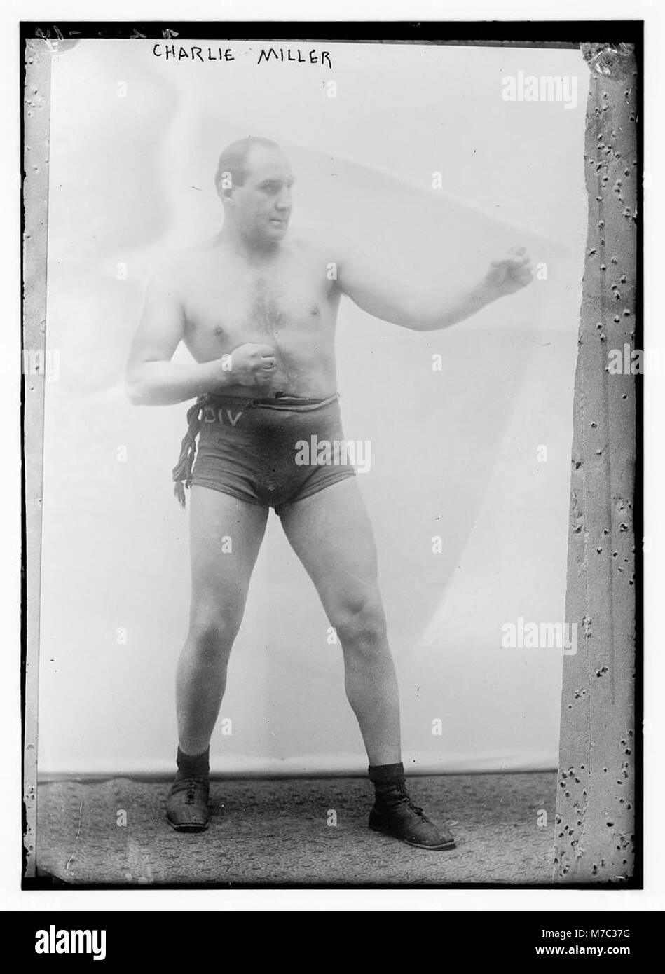 Charlie Miller was a notable figure, captured in a historical portrait ...