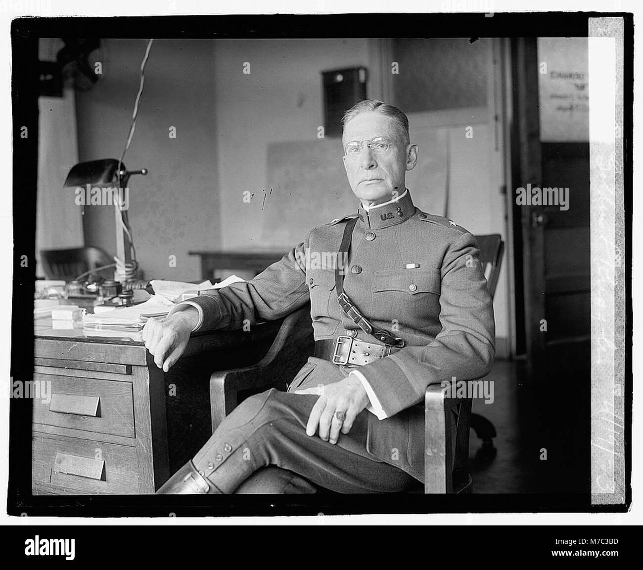 Colonel Golden G. Ruggles, shown in a formal portrait dated April 19 ...