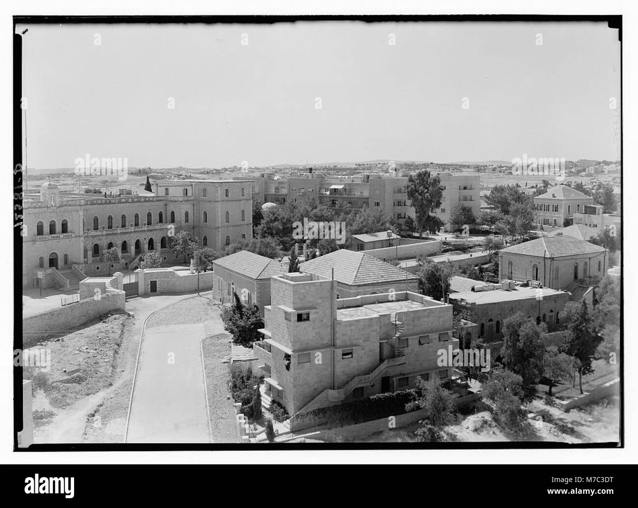 The western sections of a cyclorama depicting Jerusalem, continuing the ...