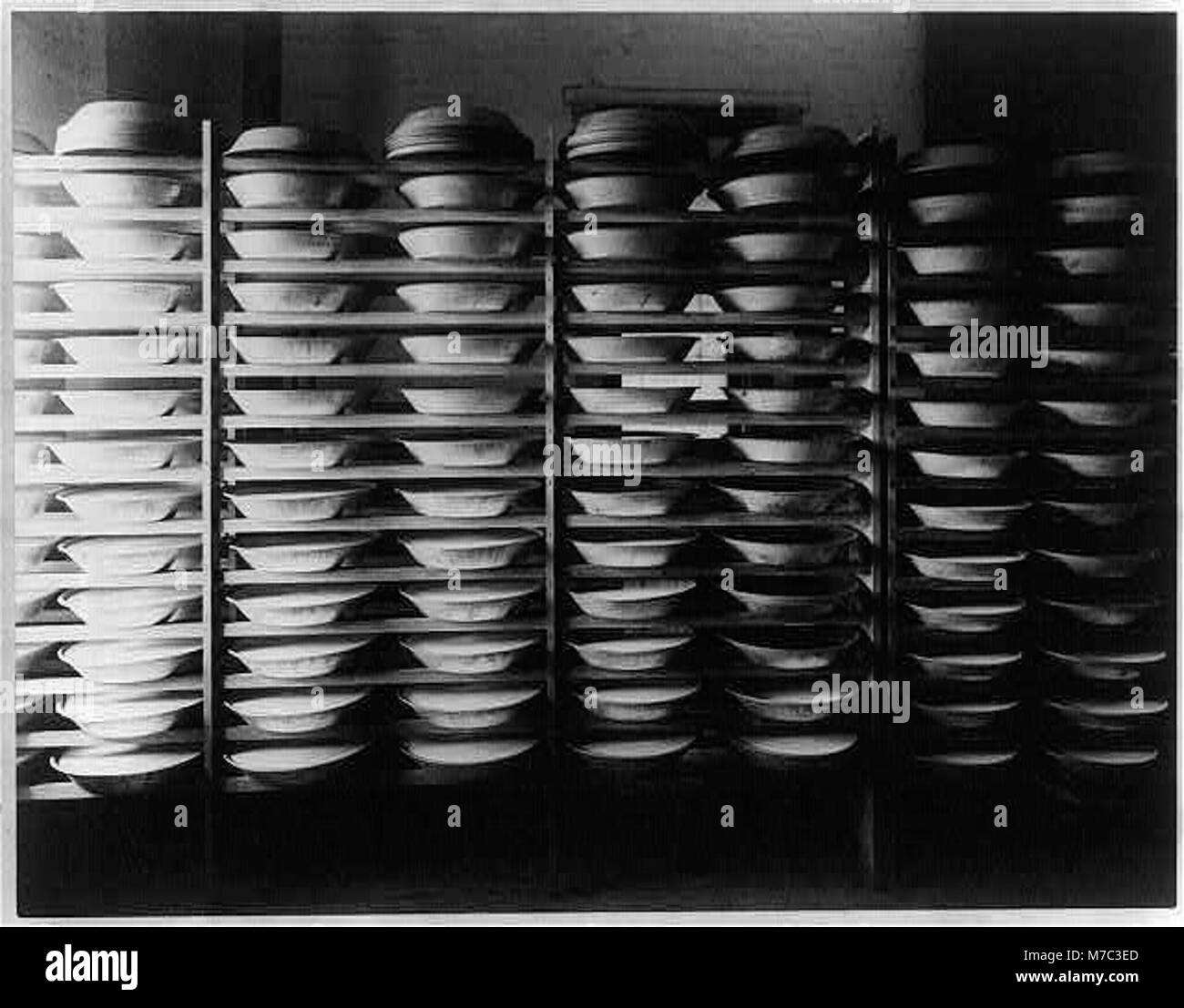 The image shows the milk room at Cotton Ranch Dairy, a facility ...