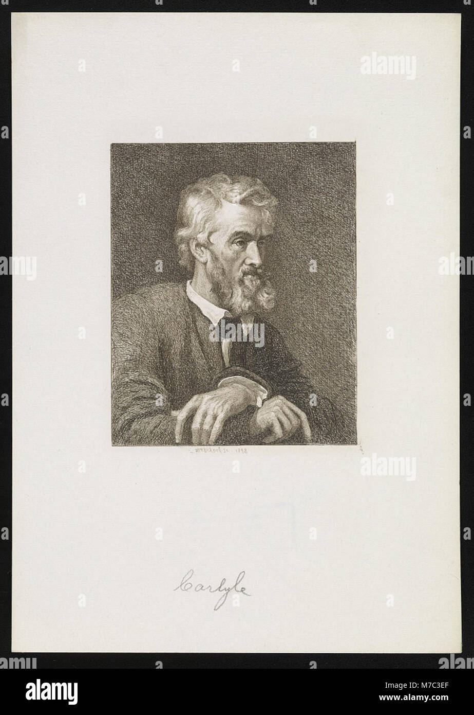 Thomas Carlyle, a prominent Scottish historian, philosopher, and ...