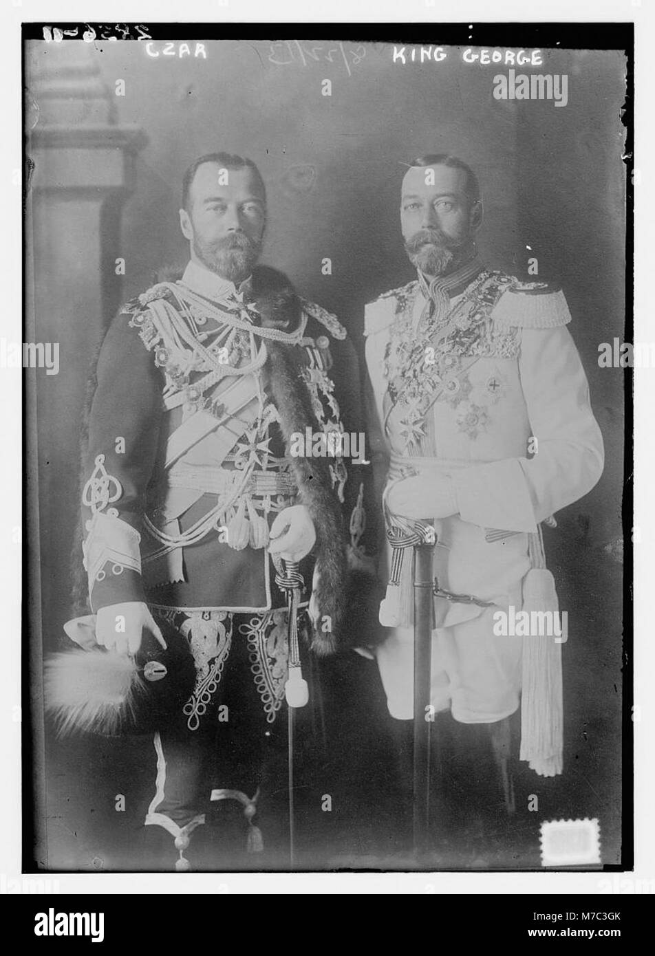 This image depicts King George's Czar, an important historical figure ...