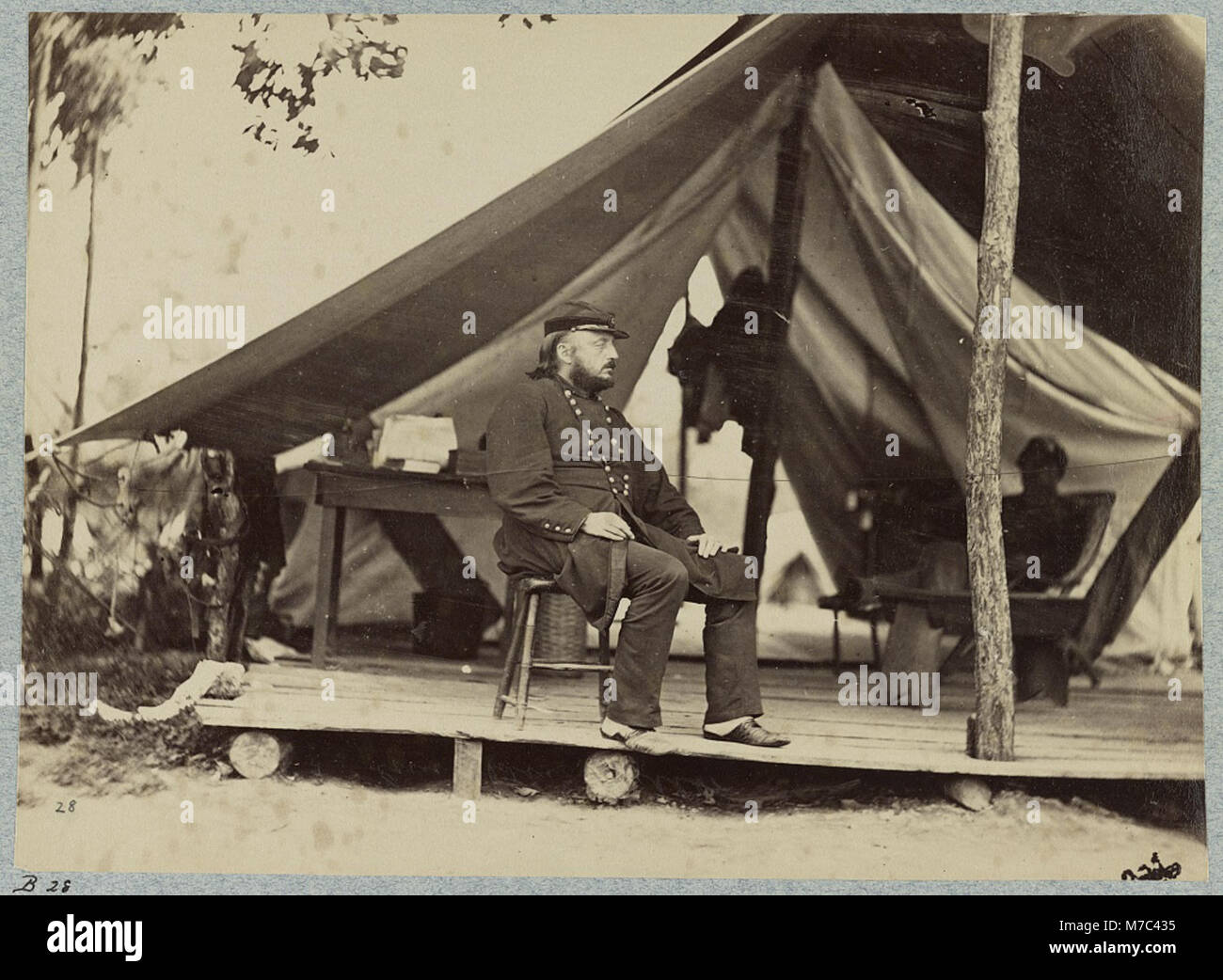 A portrait of Major General Benjamin F. Butler, a Union Army officer ...