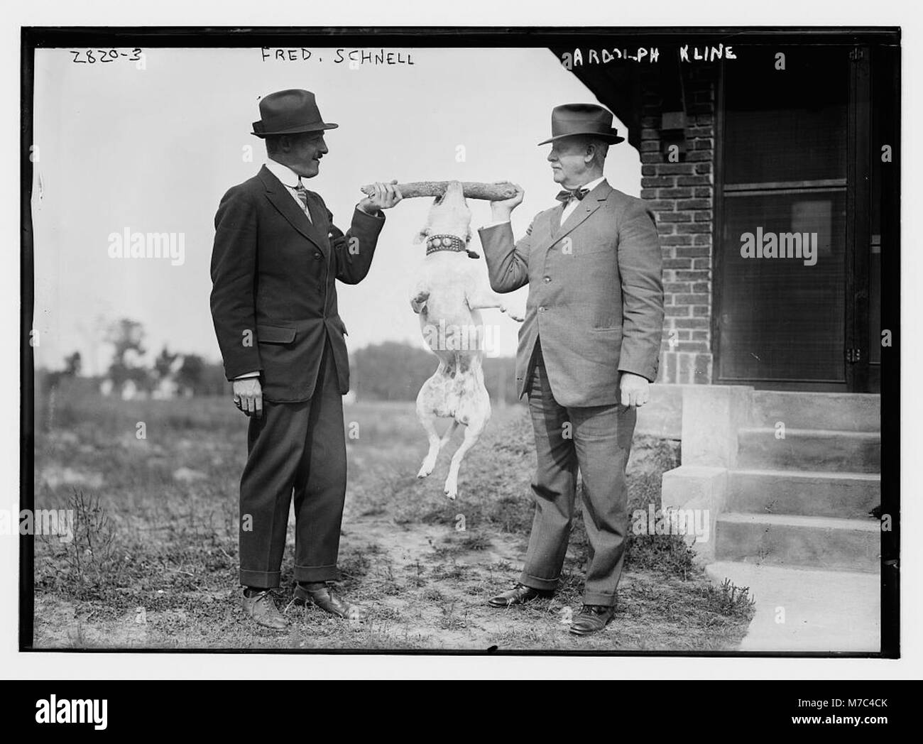 This photograph features Fred Schnell and Ardolph Kline, likely notable ...