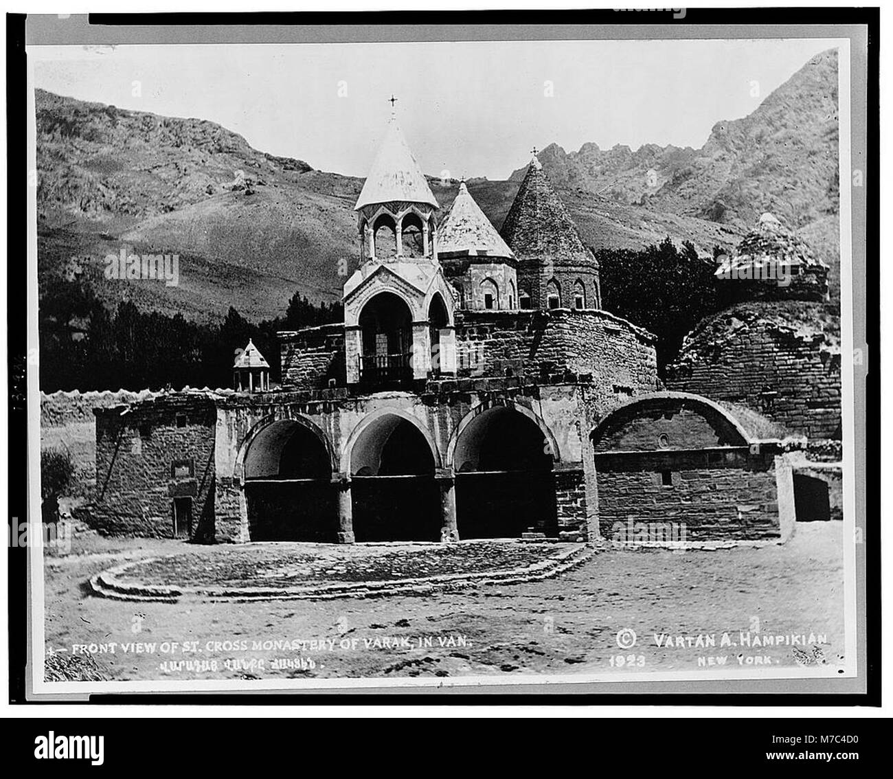 The St. Cross Monastery, also known as Varagavank, situated in Van ...