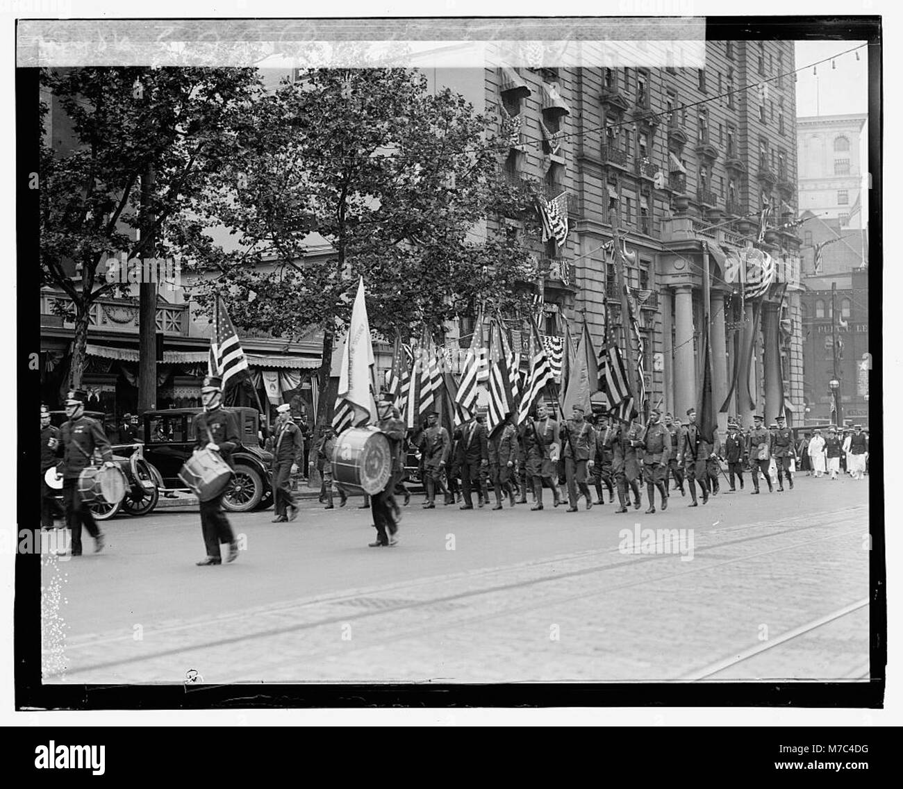 A photograph of the Grand Army of the Republic (G.A.R.) parade on May ...
