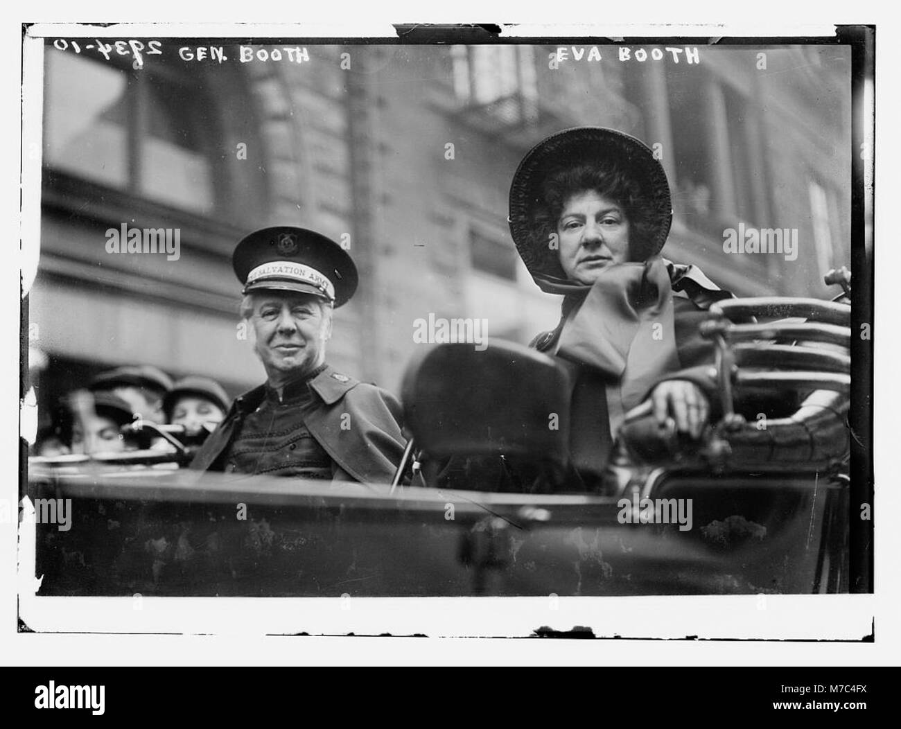 A portrait of General William Booth and his daughter Eva Booth ...