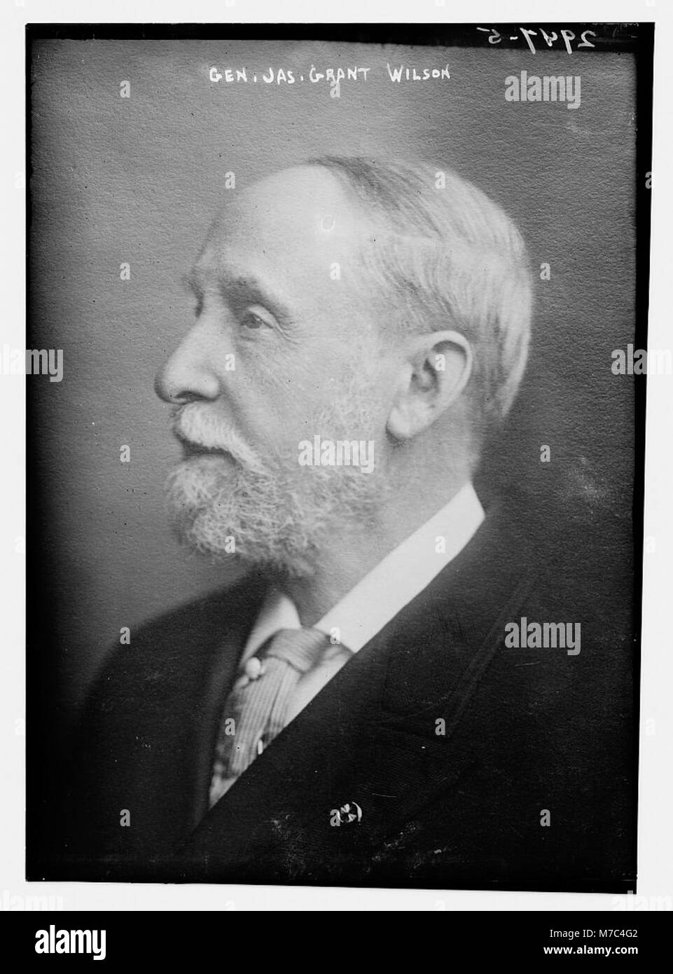 A portrait of General James Grant Wilson, a notable figure in U.S ...