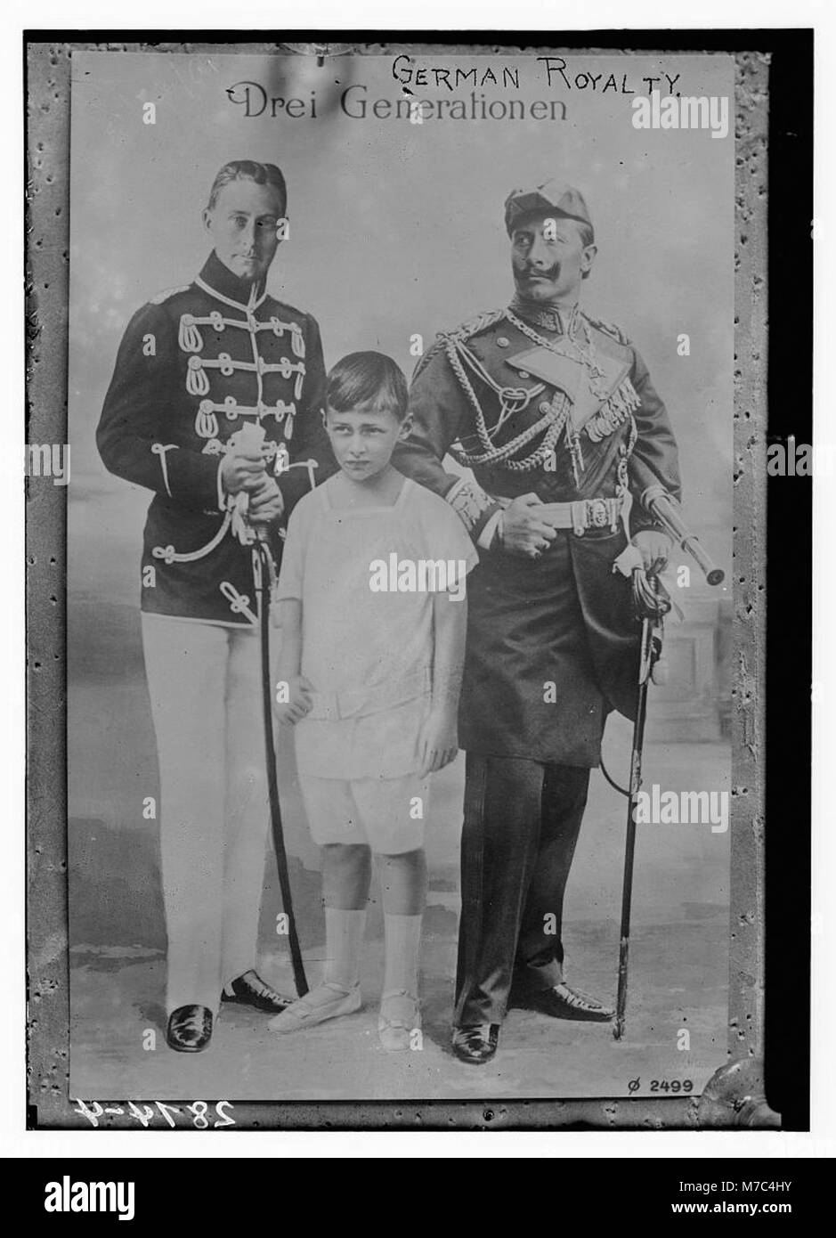 An image of German royalty, depicting members of the royal family ...
