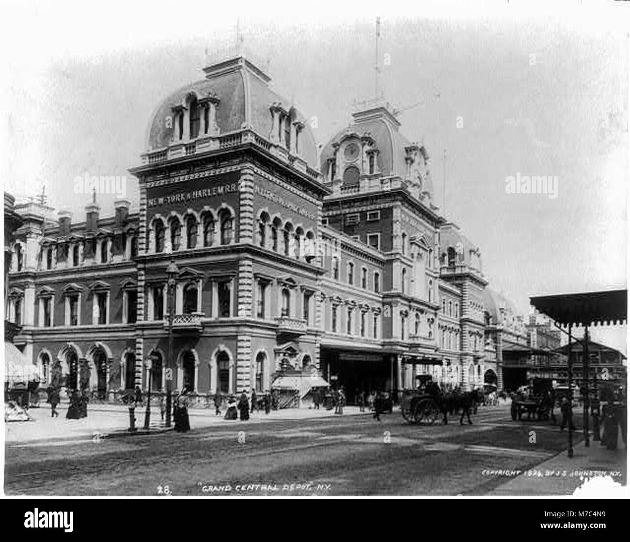 Grand Central Depot in New York City, an iconic railroad station that ...