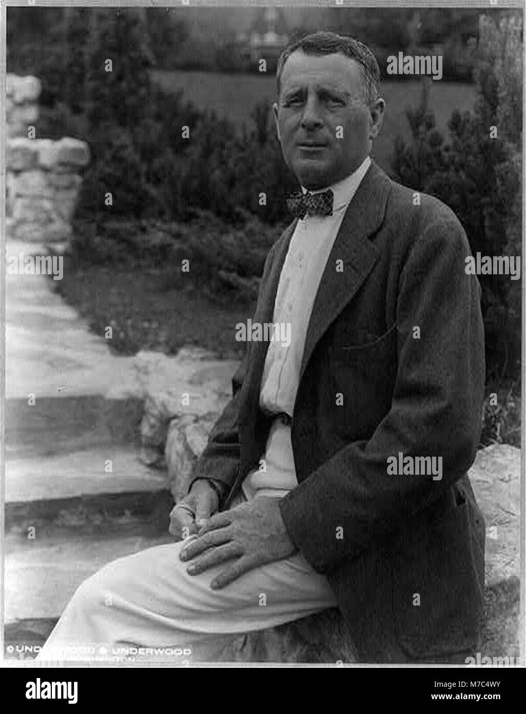 This photograph features Harry Wardman, a prominent figure in early ...