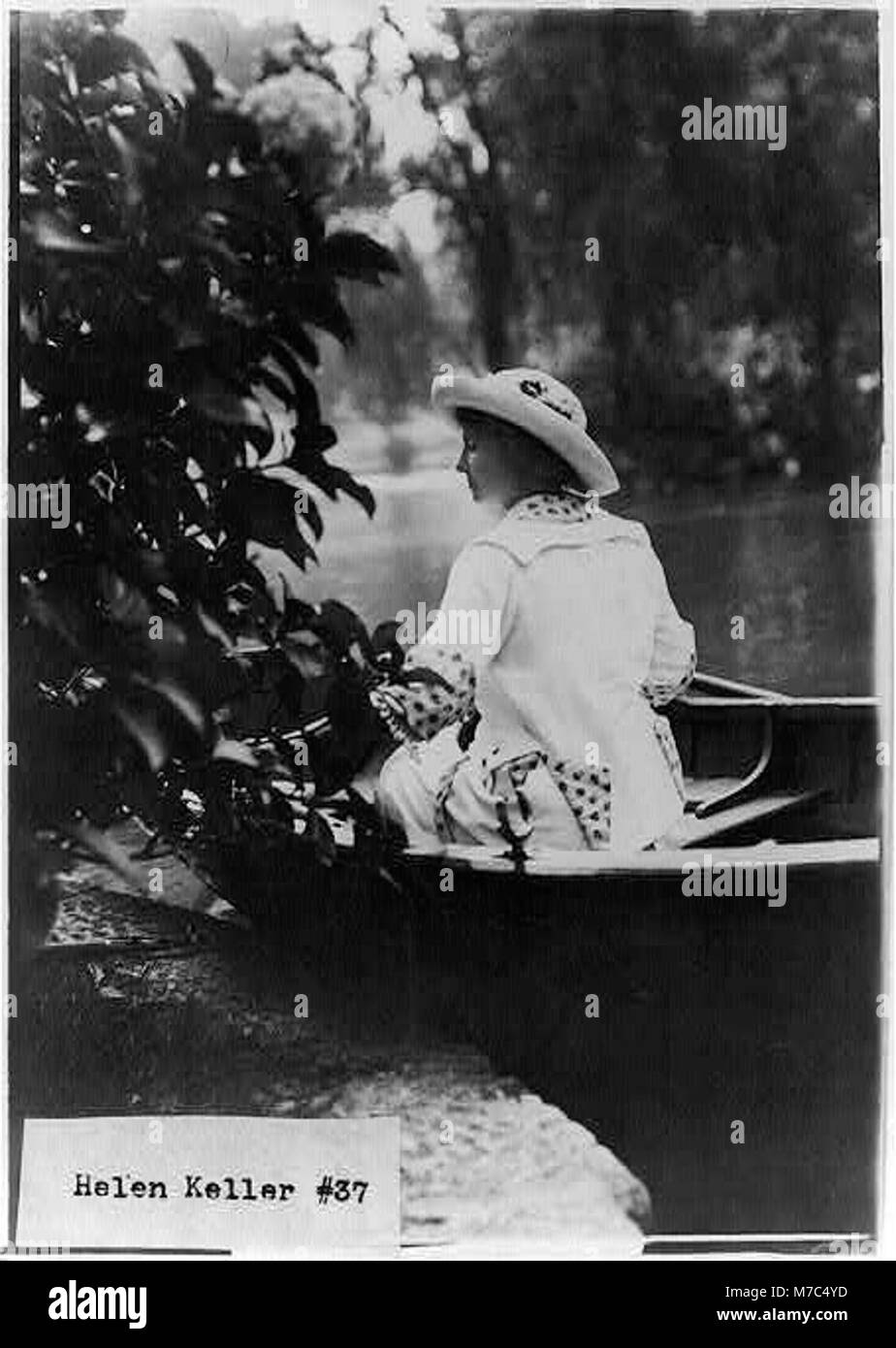 A photograph of Helen Keller, a renowned advocate for people with ...