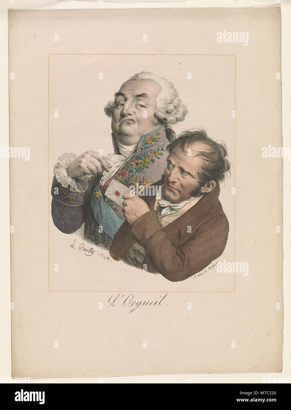 L' Orgueil, a famous French painting, depicts a scene of vanity and ...