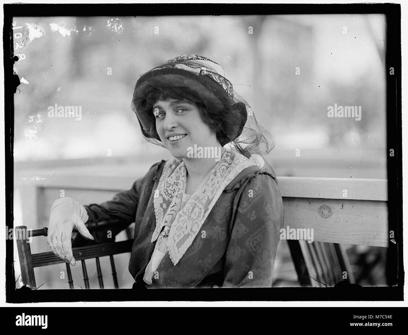 This image captures Miss Ellen Rasmussen at a horse show, highlighting ...