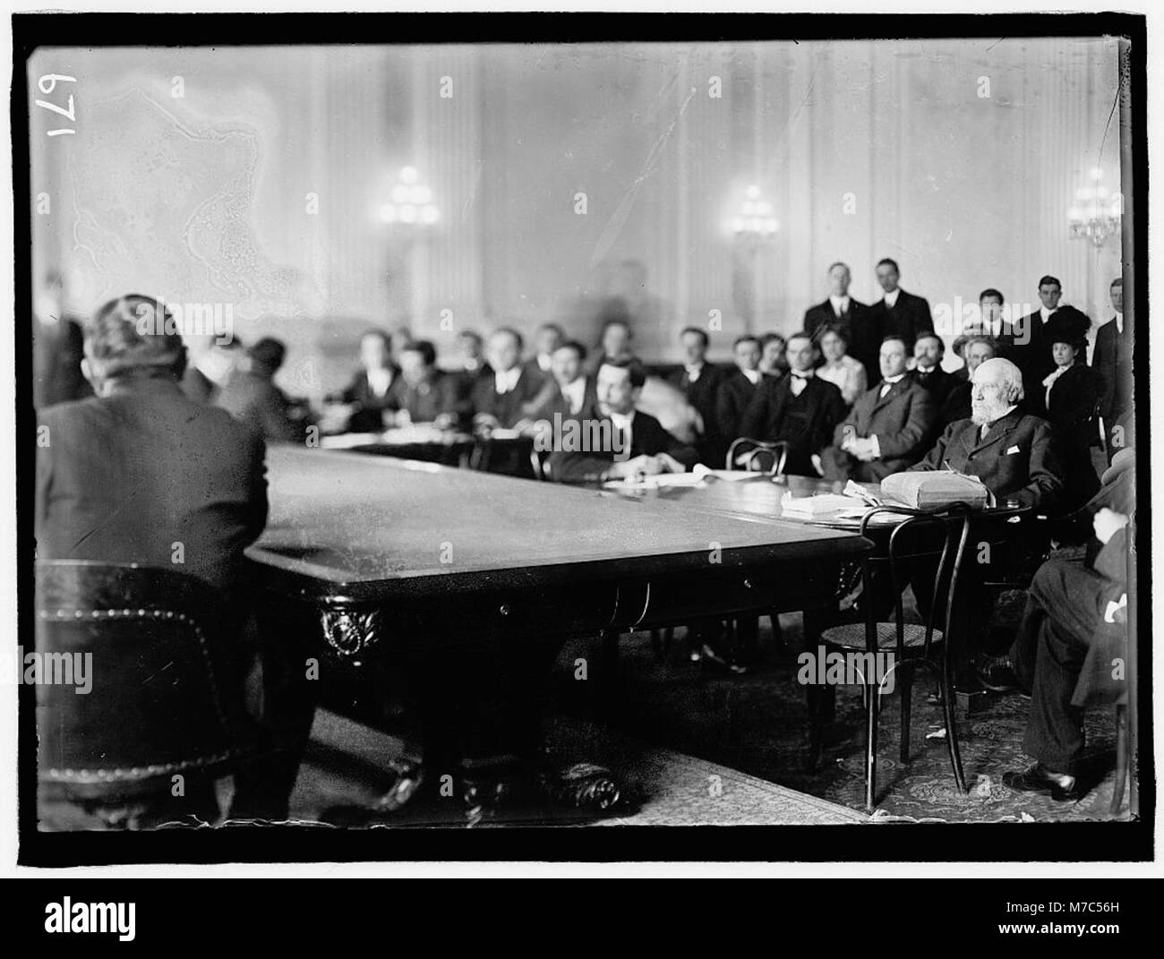 This photograph shows a session of the U.S. House of Representatives ...