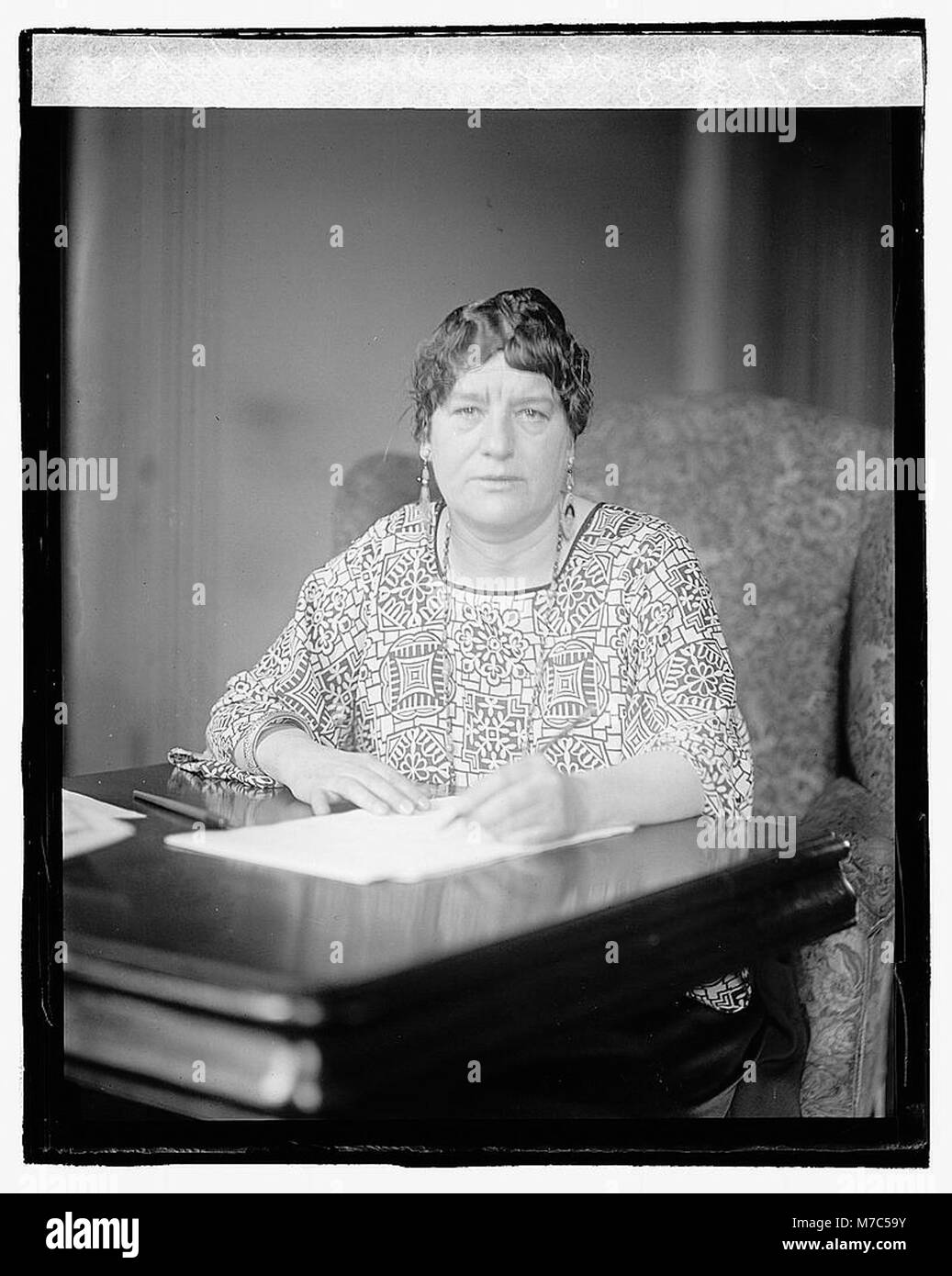 Photograph of Inez Haynes Irwin, an American author, taken on March 16 ...