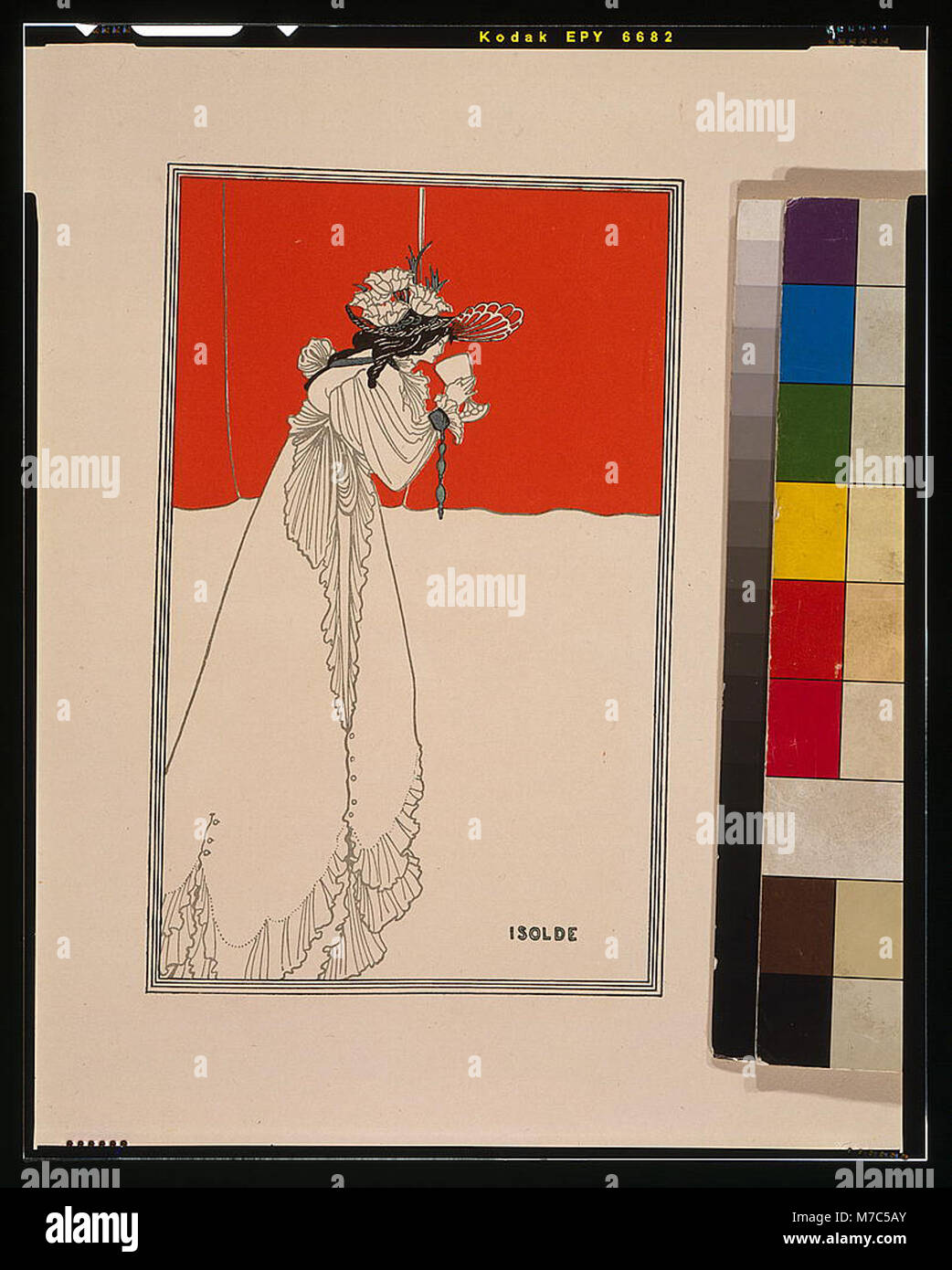 A photograph or painting of Isolde, a character from Wagner's opera ...