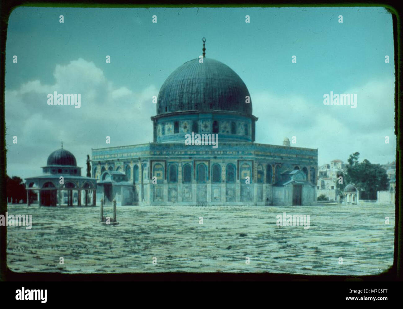 The Dome of the Rock in Jerusalem, located on Mount Moriah, is one of ...