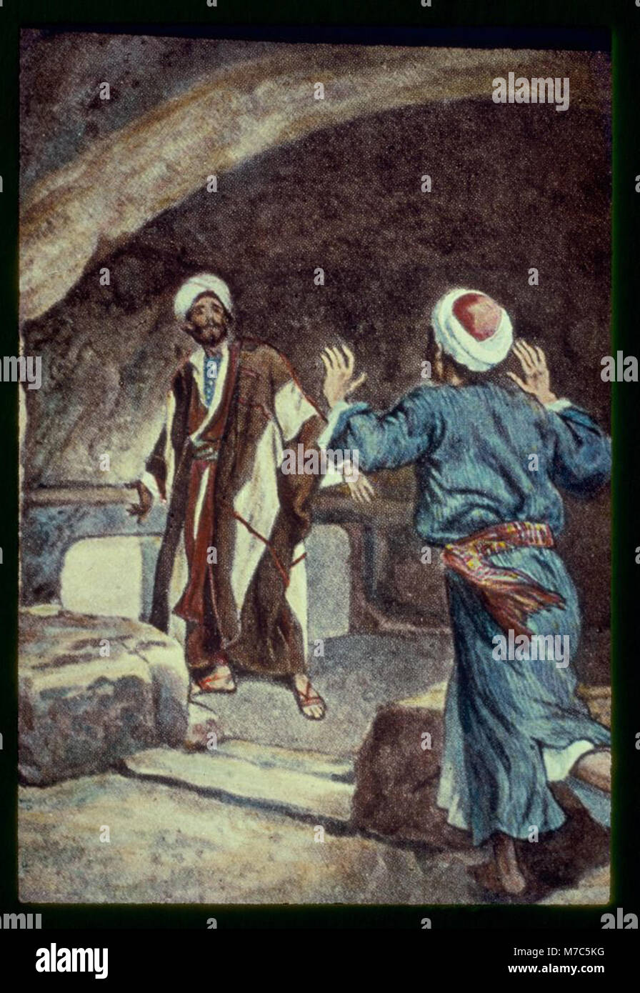 Peter and john jesus tomb hi-res stock photography and images - Alamy