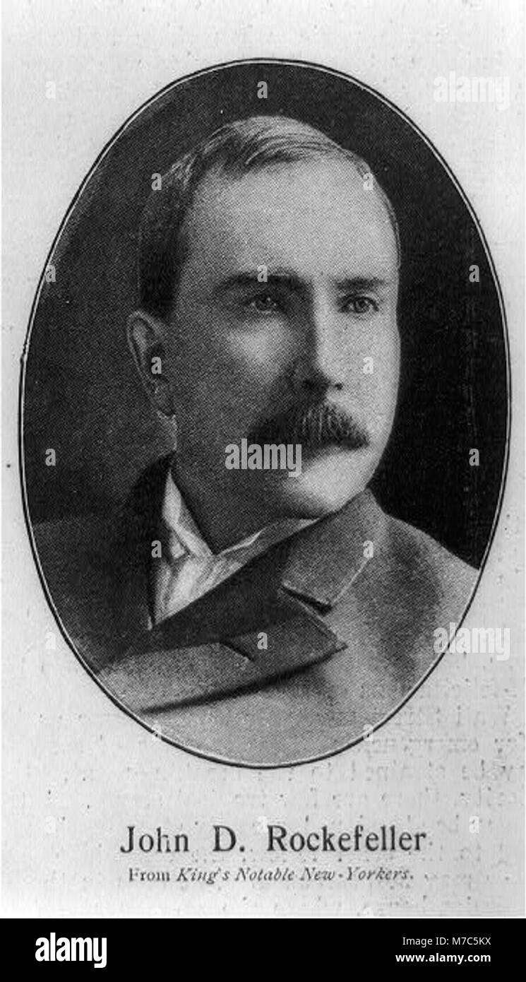 A historical portrait of John Davison Rockefeller, one of the ...
