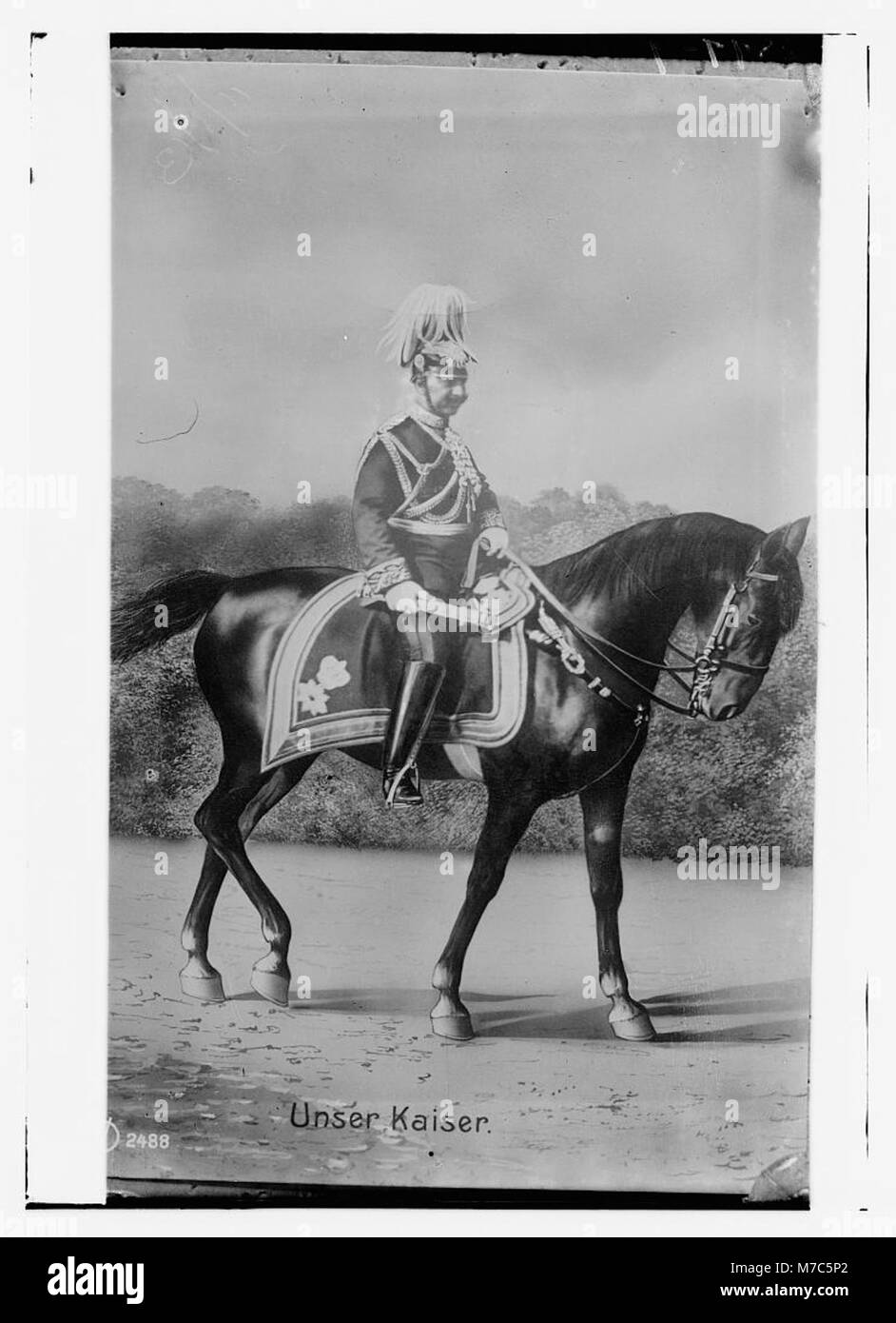 Kaiser wilhelm ii in military uniform hi-res stock photography and ...
