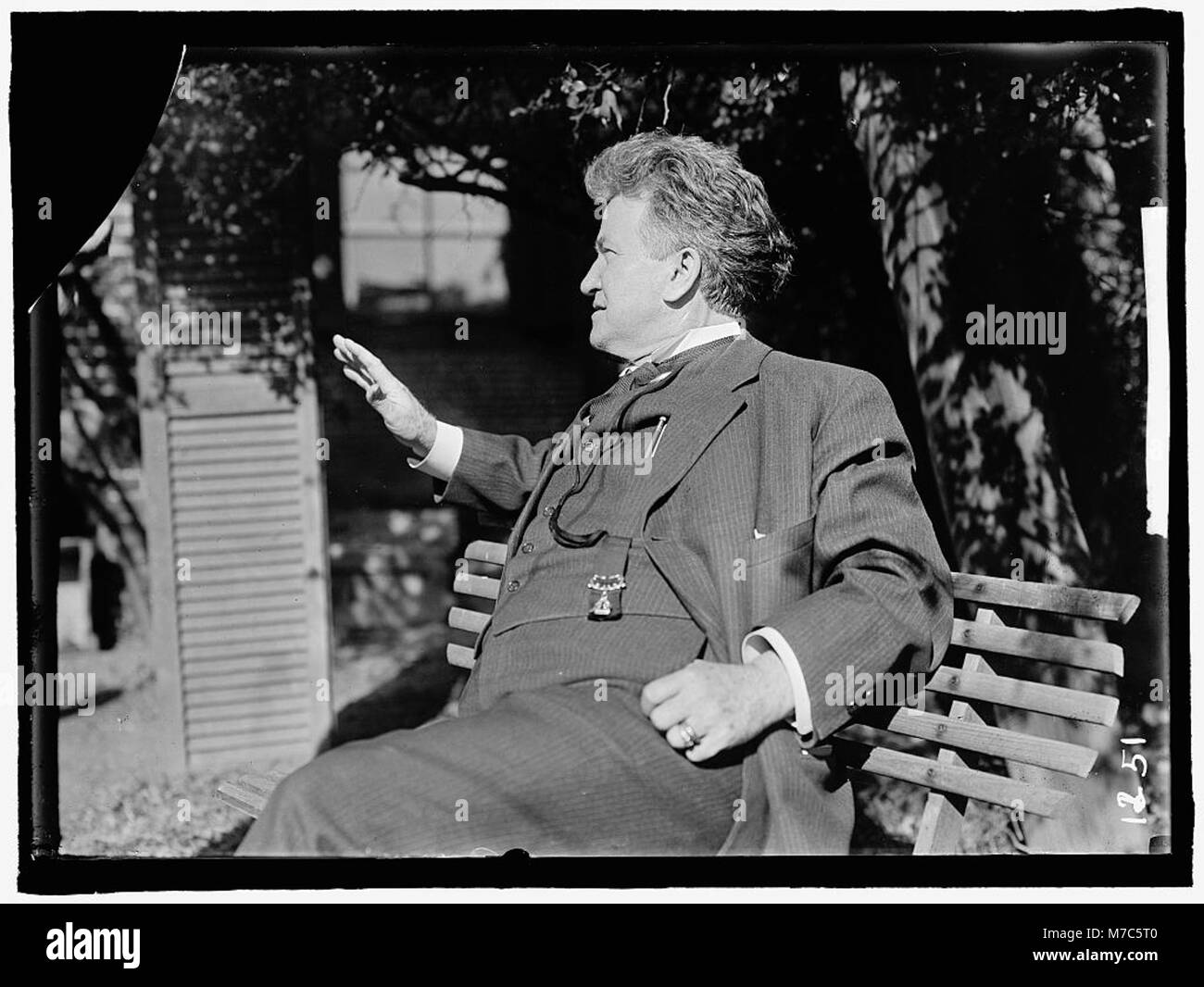 Portrait of Robert M. La Follette, a prominent American politician who ...