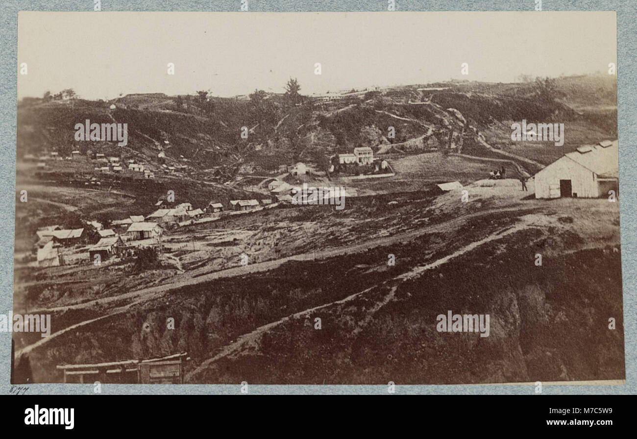 This photograph shows Confederate fortifications behind Vicksburg ...