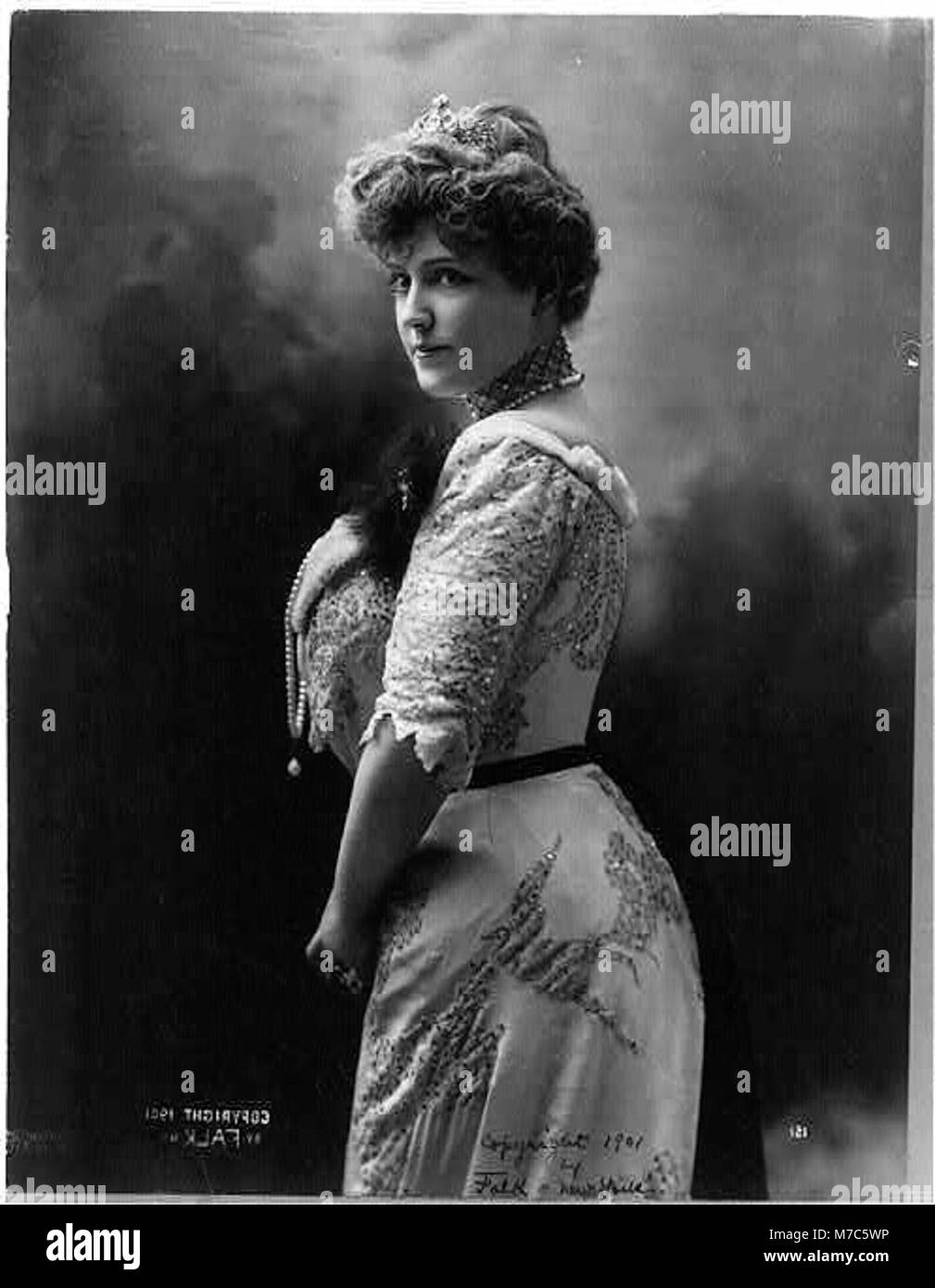 This portrait of Lillian Russell, an American singer and actress ...