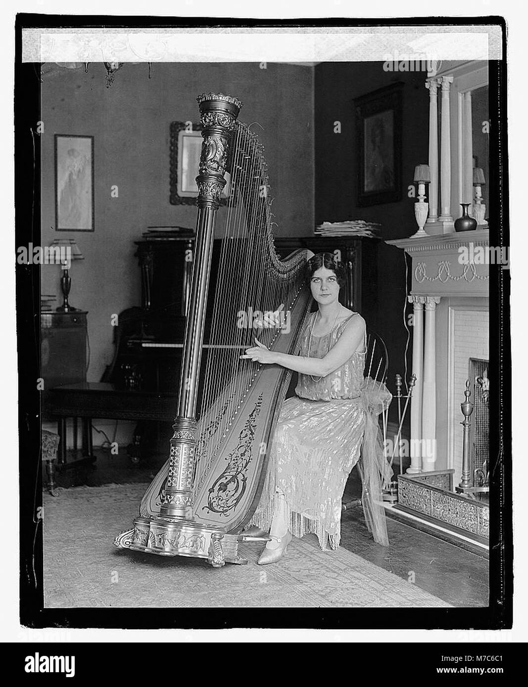 Miss Riggs is depicted in this historical photograph, possibly a ...