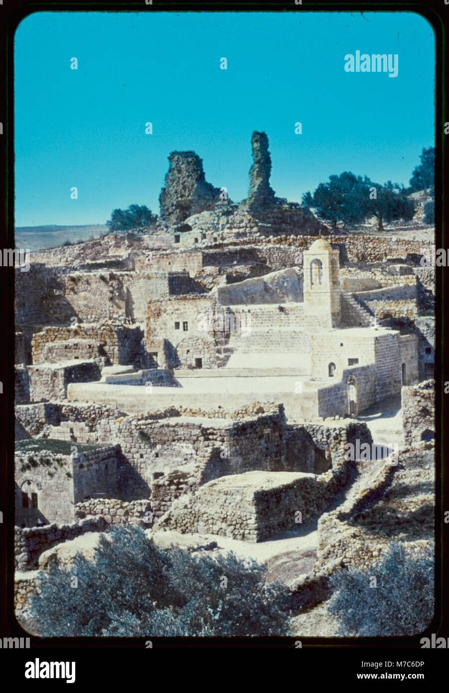 This image shows the Mount of Olives with views of Bethphage and ...