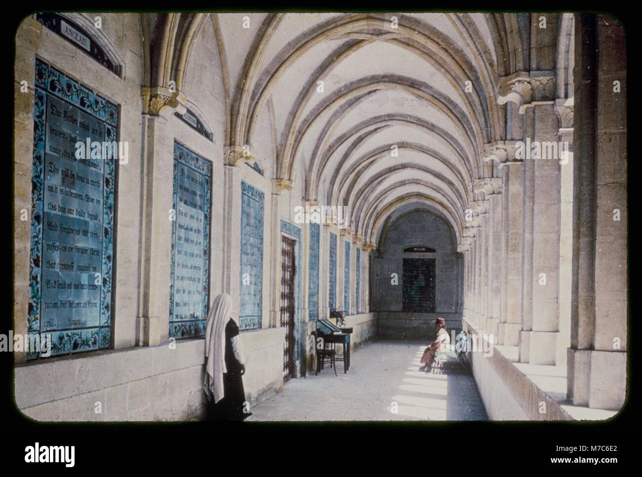 This image shows the Mount of Olives, with views of Bethphage and ...