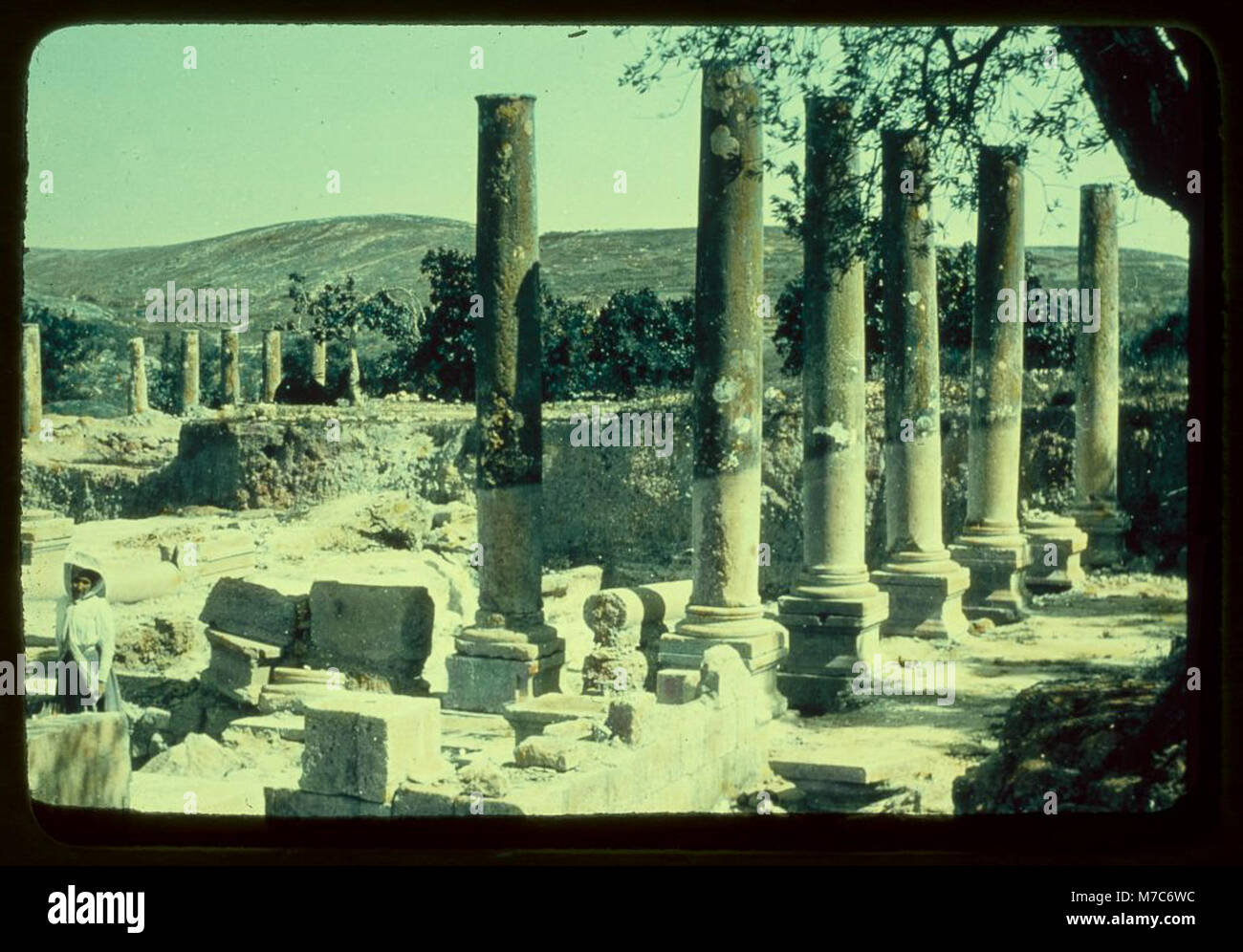 The ruins of Samaria, located north of Jerusalem in modern-day ...