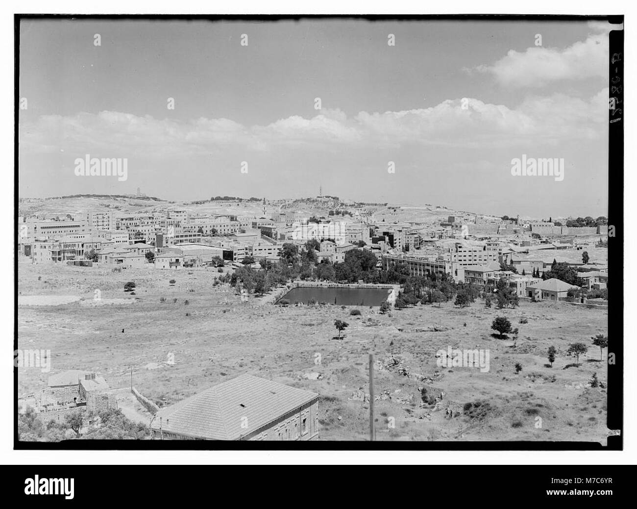 A panoramic photograph of modern-day Jerusalem, showcasing the city ...