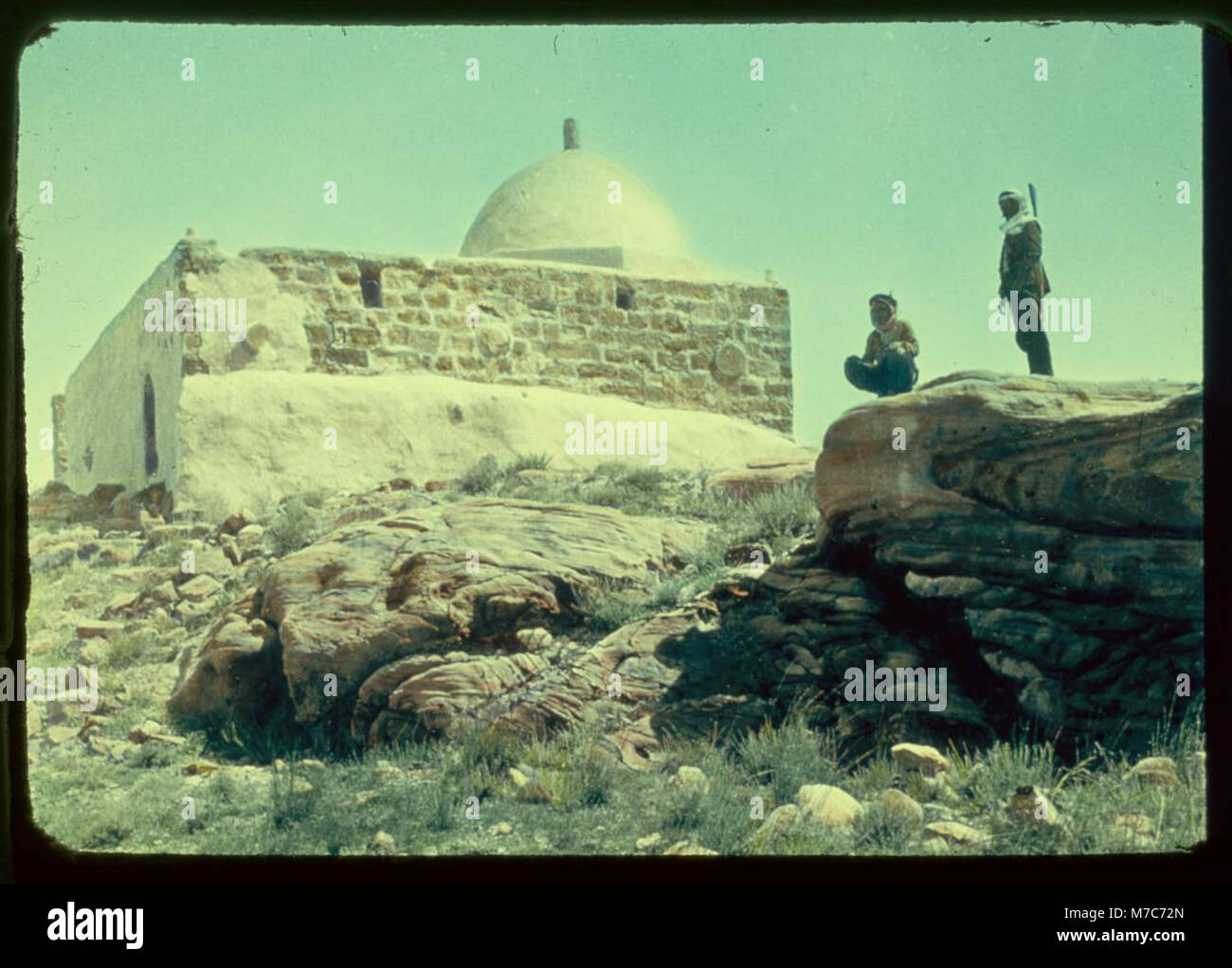 The Tomb of Aaron, located on Mount Hor near Petra, Jordan, is a ...