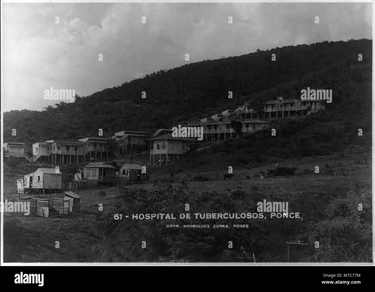 Photograph of the Hospital de Tuberculosos in Ponce, Puerto Rico, taken ...