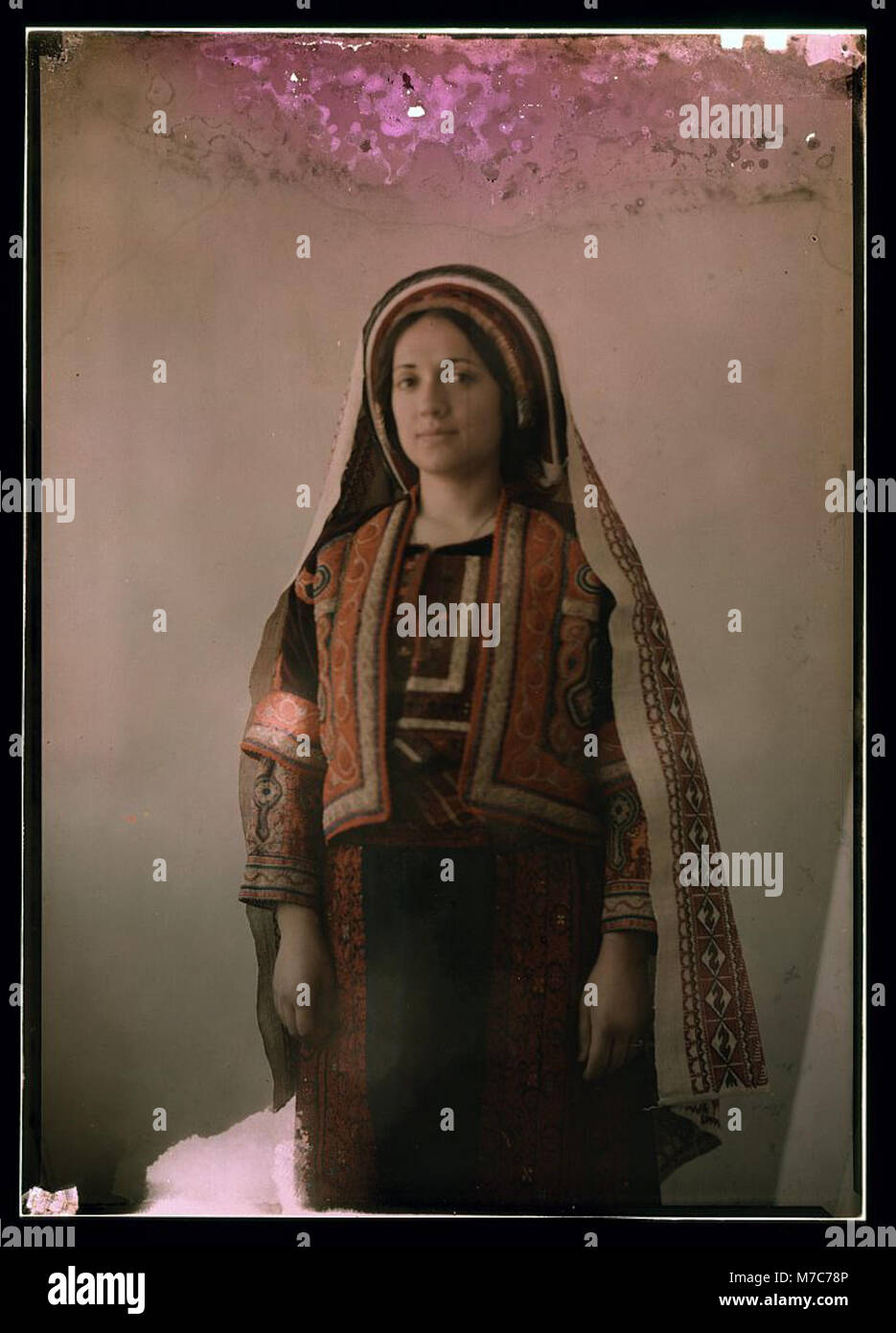 Ramallah woman LOC matpc.14899 Stock Photo - Alamy