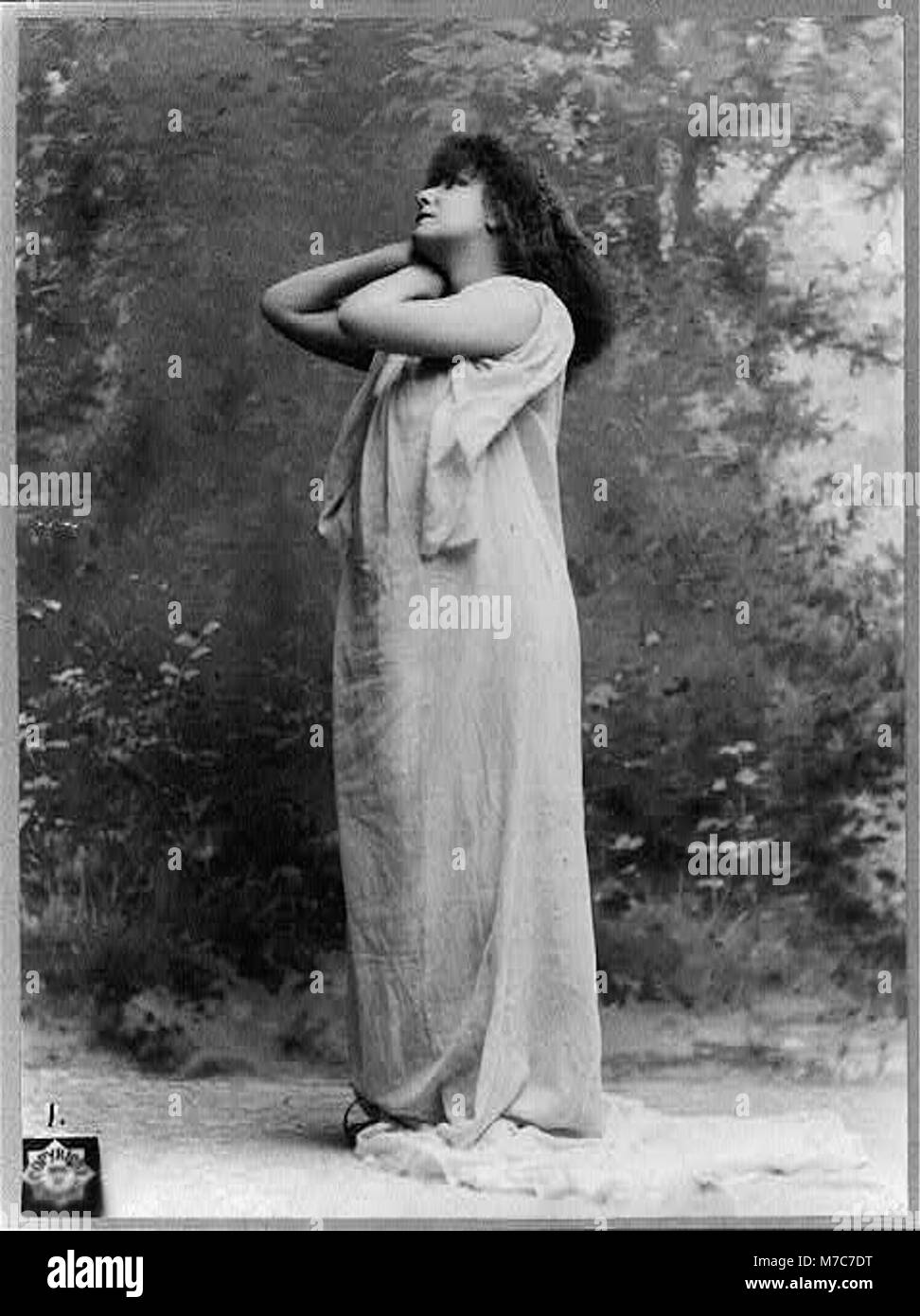 A portrait of Sarah Bernhardt, one of the most famous actresses of the ...
