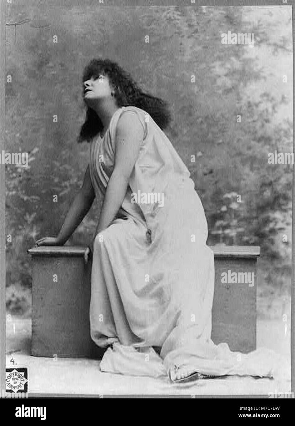 A portrait of Sarah Bernhardt, a French actress and one of the most ...