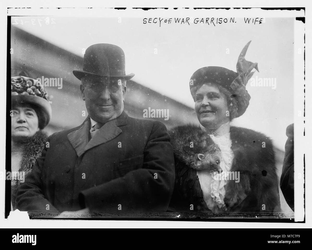 Photograph of Secretary of War Henry Garrison and his wife, showcasing their role in American ...