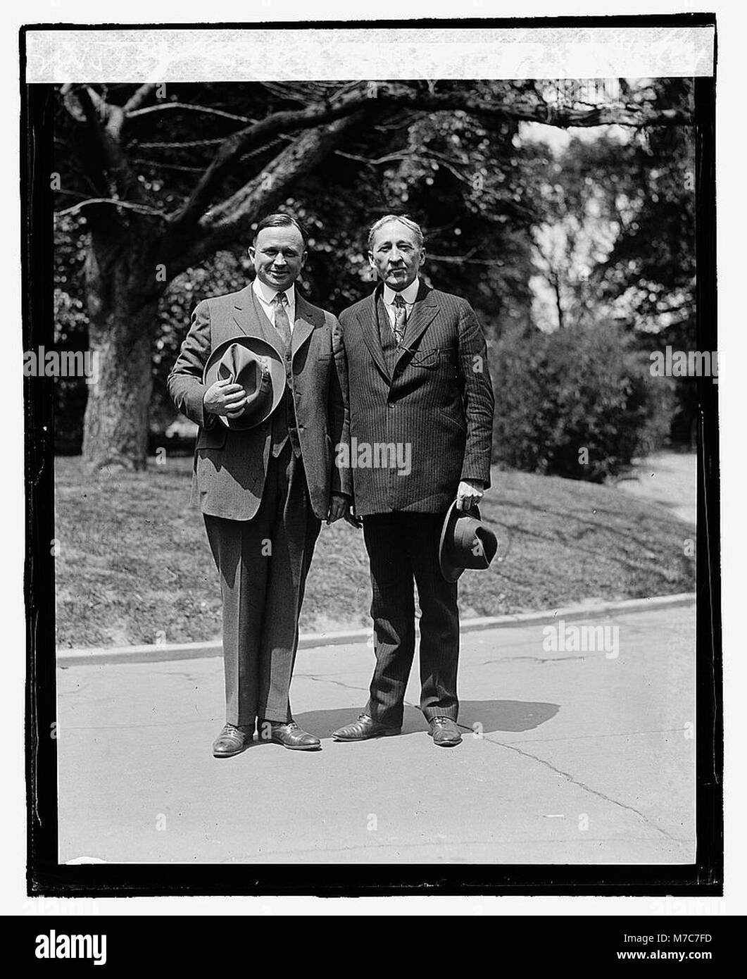 A photograph capturing Senator King of Utah with Governor Chas. R ...