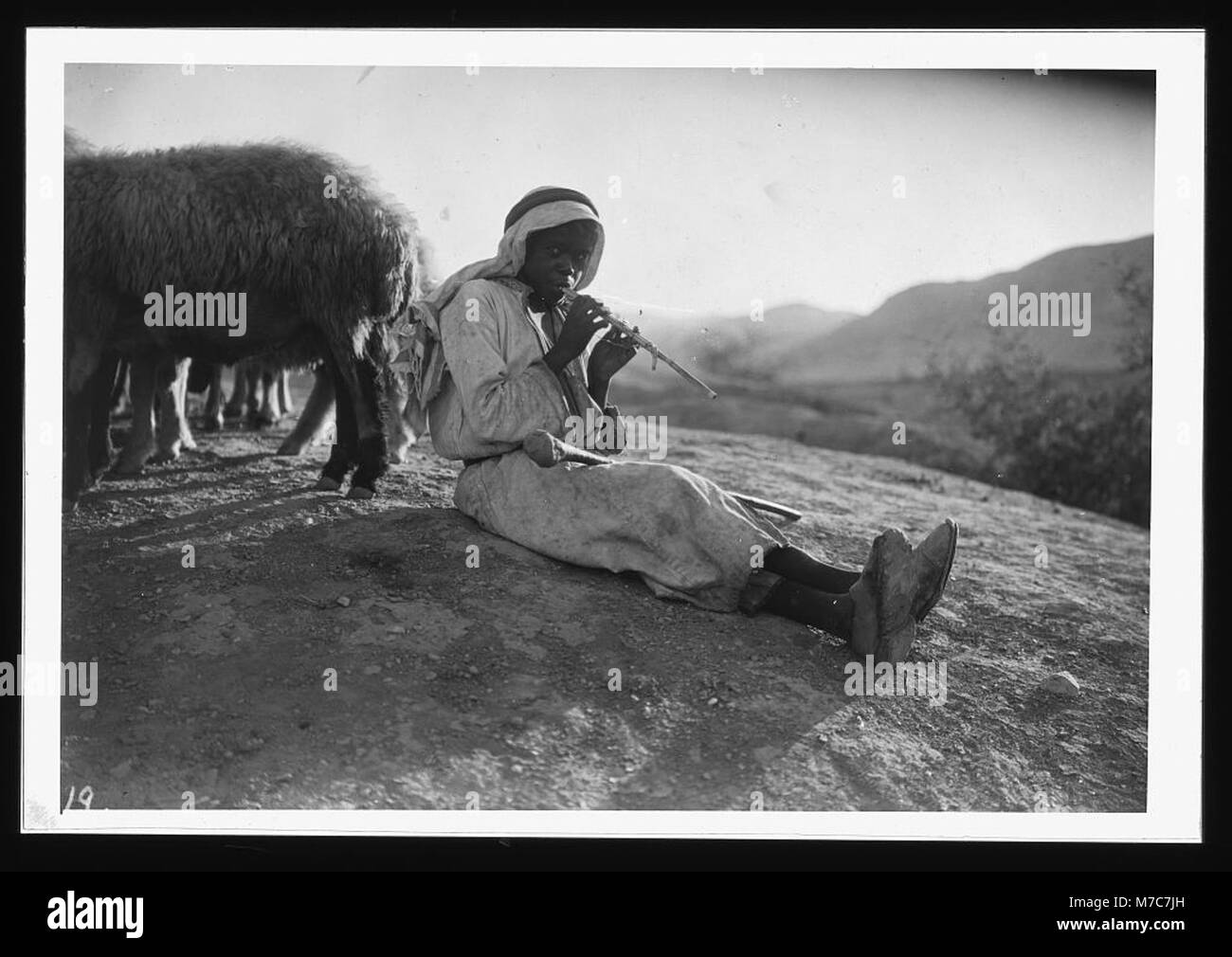 Flute playing shepherd hi-res stock photography and images - Alamy