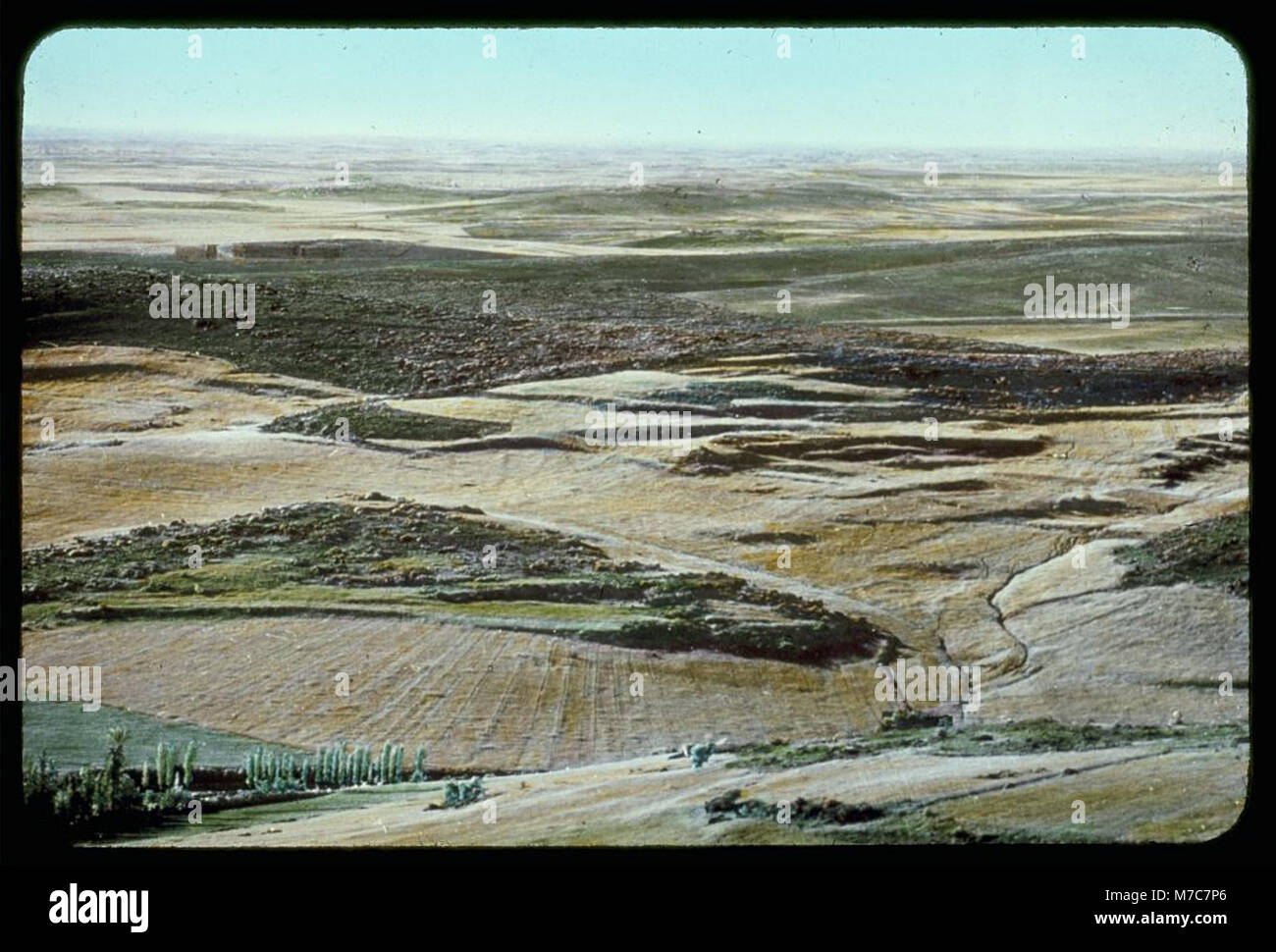 The image shows the Southern Palestine region, including Hebron ...