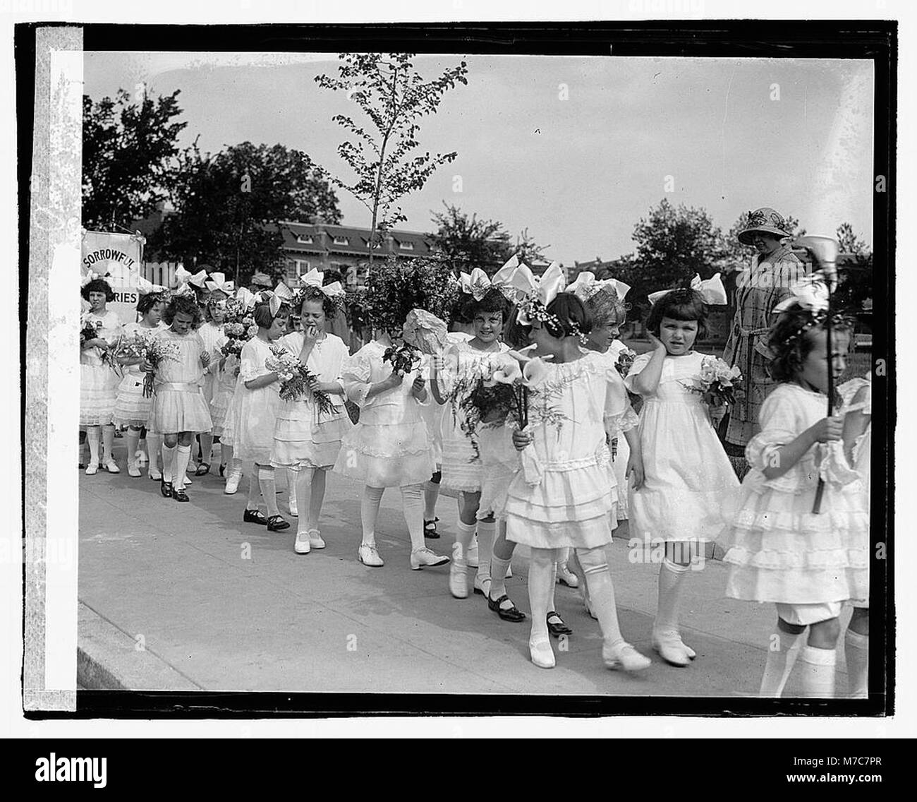 A May procession at St. Gabriel's, a Catholic tradition celebrating the ...